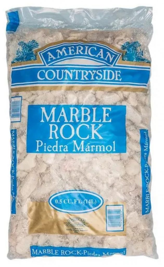 White Decorative Rock Bagged - Nature's Earth Products